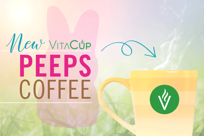 VitaCup Peeps Infused Coffee - Marshmallow Flavored Nutritional Coffee