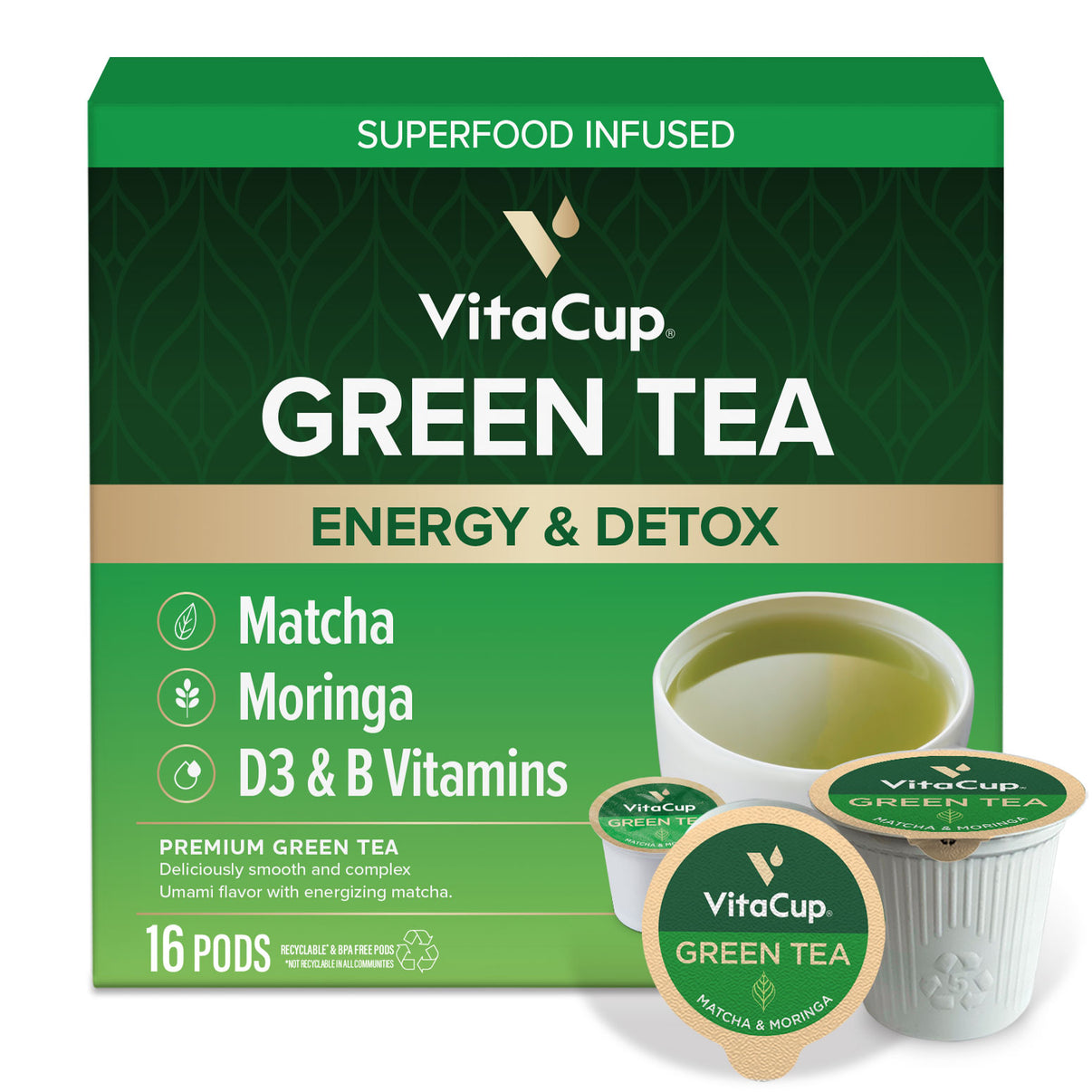 Green Tea: Buy Best Single Serve Infused Green Tea Pods Online ...