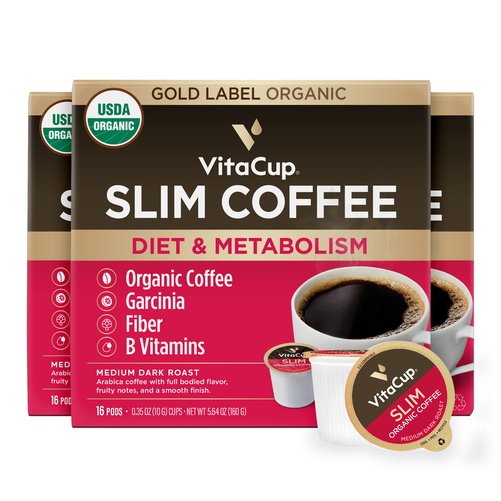 Slim Blend Infused Coffee + Garcinia & Panax Ginseng: Buy Online at ...