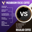 VitaCup Focus Mushroom Ground Coffee - Enhanced Mushroom Coffee for ...