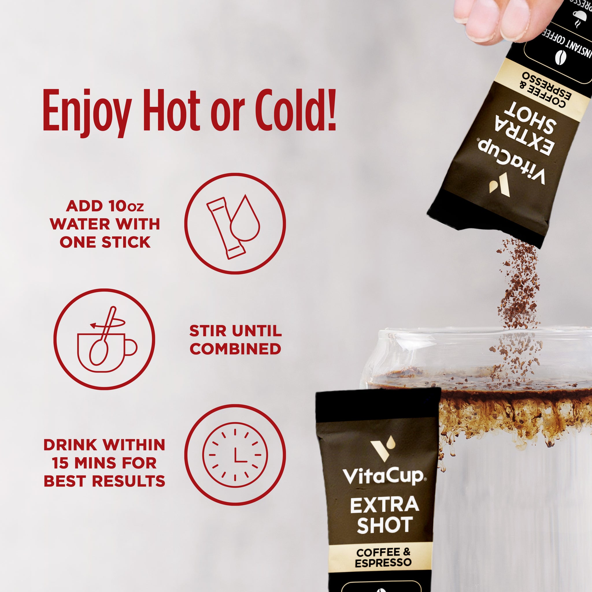 Extra Shot Instant Coffee – VitaCup