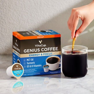 Buy Keto Friendly Genius Blend Infused Decaf Coffee Online at ...
